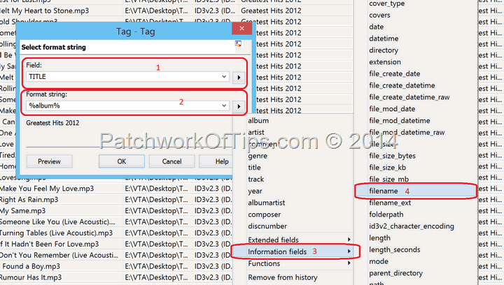 How To Change MP3 Song Titles Using MP3 File Names